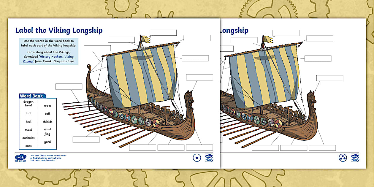 Viking Longship Labelling Activity | Twinkl Originals